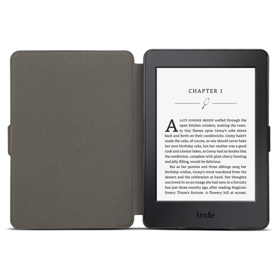 Magnetic Flip Case for Amazon Kindle Paperwhite 3 / 2 / 1 (Black)